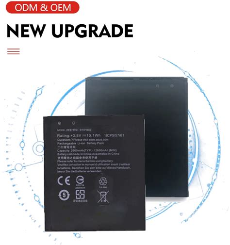 GB/T 18287-2013 Mobile Phone Li-ion Lithium Battery for Asus B11P1602 ...