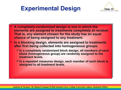 Analysis Of Variance Ppt
