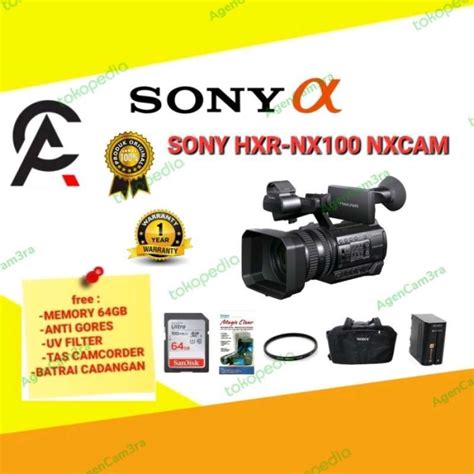 Jual Camcorder Sony Hxr Nx100 Sony Hxr Nx 100 Nxcam Di Seller Emma