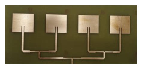 Fabricated Antennas A Single Microstrip Antenna And B Linear Array