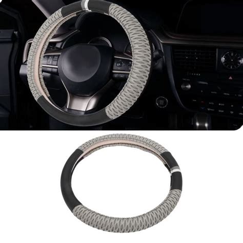 Housse De Volant En Cuir Artificiel Pour Voiture Protection