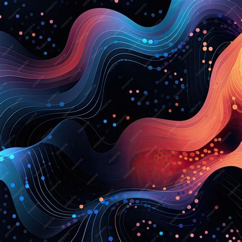 Premium Ai Image Abstract Data Visualization Technology Driven Seamless Pattern