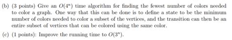 B Points Give An O Time Algorithm For Chegg