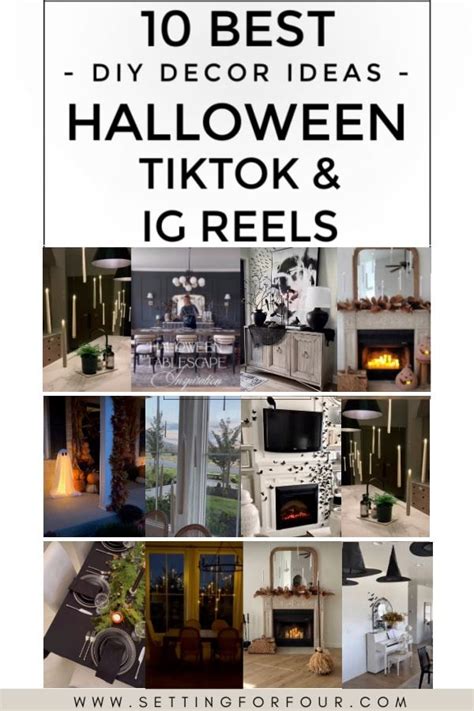 10 Stylish Halloween TikTok Instagram Reel Decor DIYs Decor Design