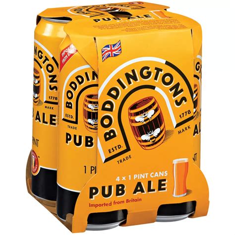 Boddingtons Pub Ale Beer 4 Pk Cans Shop Beer At H E B