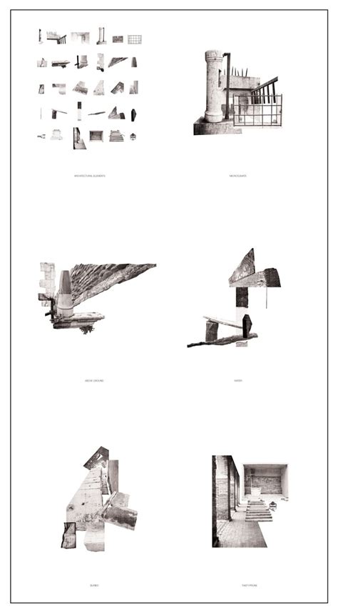 Black And White Photographs Of Architectural Drawings