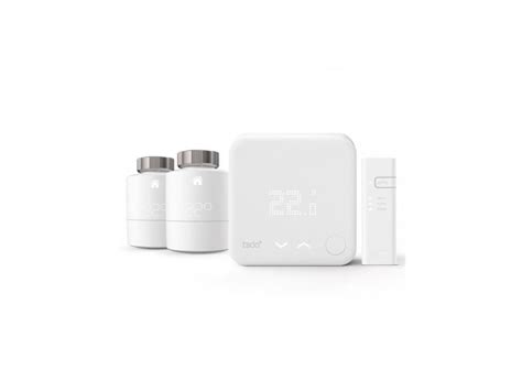 Tado thermostat connecté filaire kit de démarrage v et tetes TAD Conforama