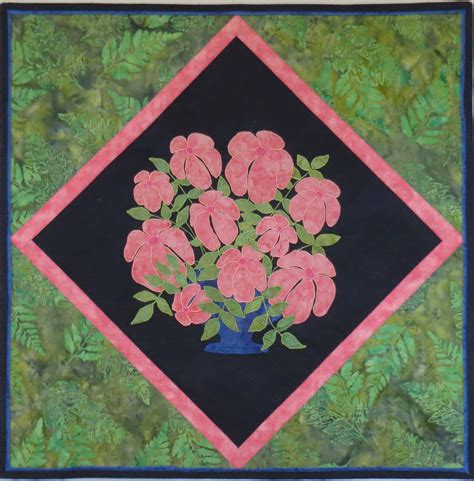 Satin Stitch Applique Mystery Bay Quilt Design