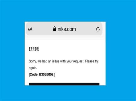 Nike Error Code B E Simple Steps To Fix Nike Error Code B E Simple Steps To Fix