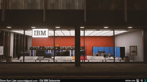 Old Ibm Datacenter Environment Piece — Polycount