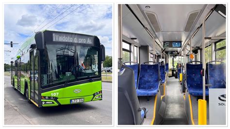 Solaris Trollino Iv Medcom Kauno Autobusai Youtube