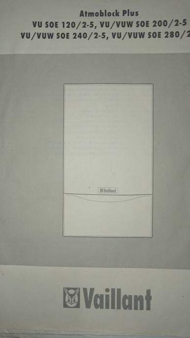 Plinski Bojler Vaillant VUW SOE240 2 5
