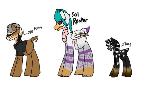 New Pony Ocs Ref Sheets By Itachilover1of10 On Deviantart