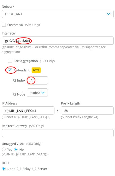 High Availability Srx Example Mist