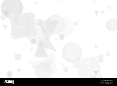 Black And White Backgroud With Gray Random Shapes For Graphic Design