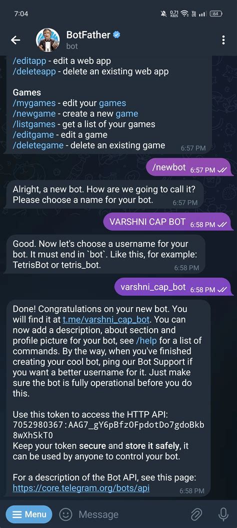 varshini dokku on linkedin chatbot python telegrambot internship