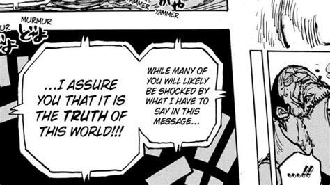 One Piece Chapitre Date De Sortie Message Et Secret De Vegapunk Manga One Piece