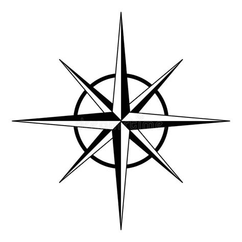 Compass Rose Stock Vector Illustration Of Paper Discovery 23364152