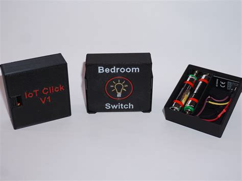 Esp8266 Smart Home Wifi Button By How To Homemade Download Free Stl Model