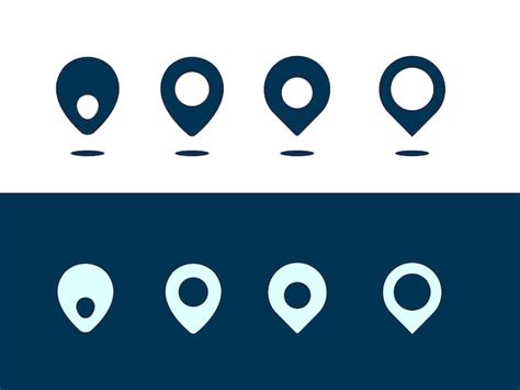 Premium Vector Location Pin Icon Map Pin Place Marker Location Icon Map Marker Pointer Icon
