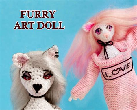 Furry Custom Wolf Doll Loona Doll Yiff Anthro Art Doll Etsy