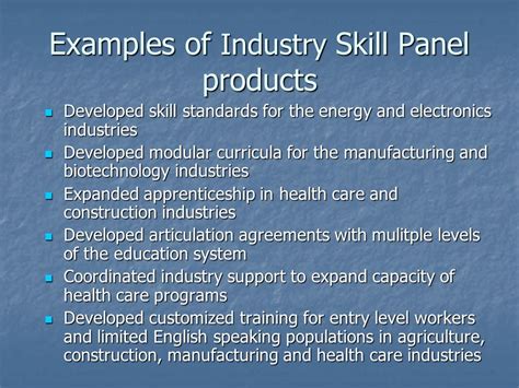 Innovations For Success Skill Panels Mike Brennan Washington State