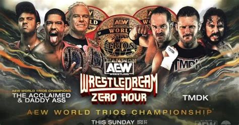 Two Matches Added For Zero Hour Of AEW WrestleDream