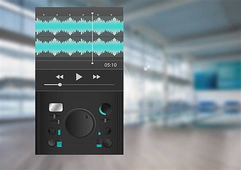 Interface For Audio Production Engineering Equalizer App And Sound Music Player Photo Background