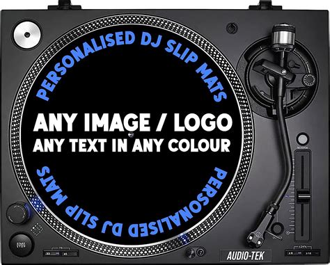 Personalised Dj Slipmat Slipmats Turntable Decks Records Slipmat