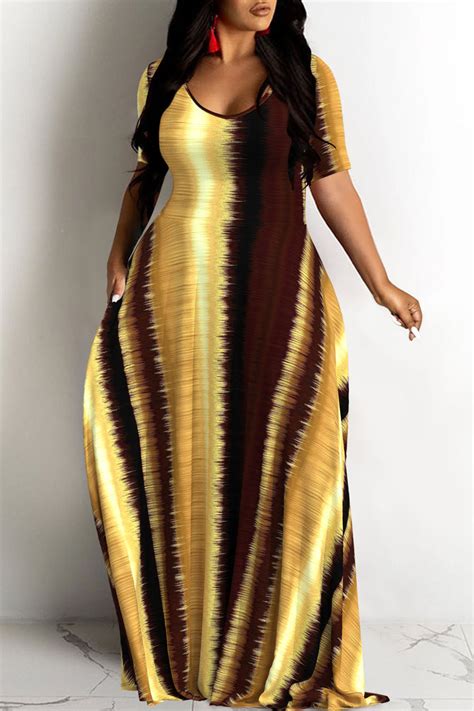 Plus Size Elegant Maxi Dress Xpluswear