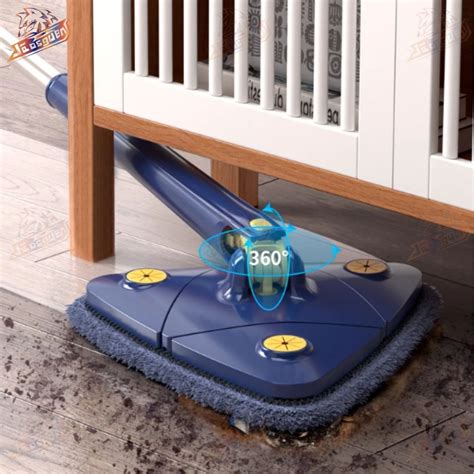 Mop Rodo De Limpeza Ajustavel Retratil Giratorio Esfrega 360 Shopee Brasil