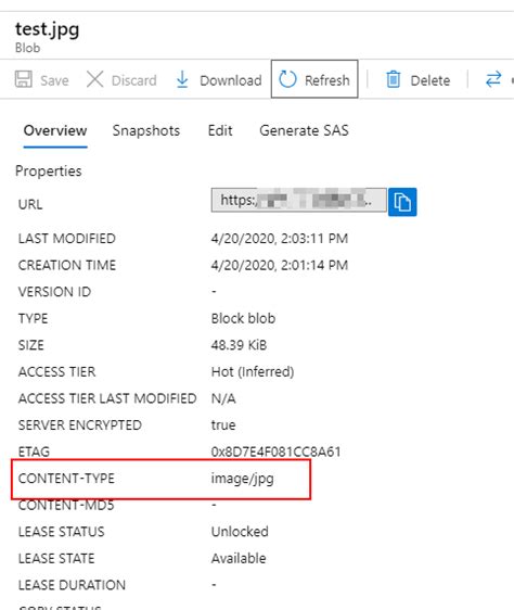 Node Js How To Upload Image To Azure Blob Storage With Proper Content Type Stack Overflow