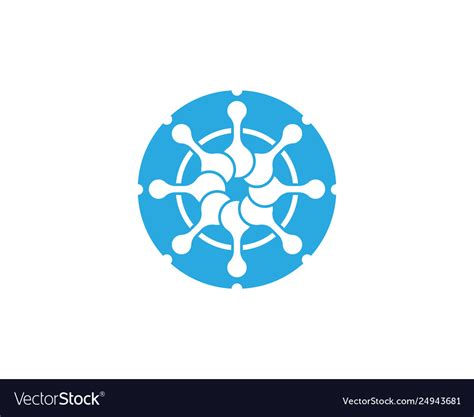 Molecule Design Royalty Free Vector Image Vectorstock