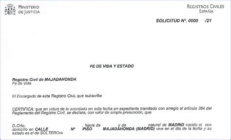 Objeto Y Uso Del Certificado De Fe De Vida O Fe De Vida Y Estado Blog Extranjería Asociación