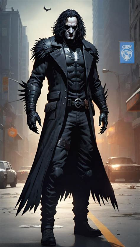 The Crow Wallpaper Digital Art Design In 2024