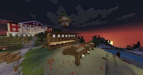 Сцена на сервере Minekek постройки и локации C разных серверов Майнкрафт на нашем сайте