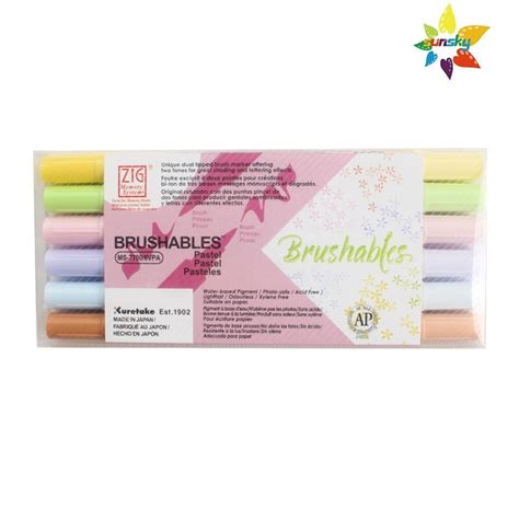Kuretake ZIG Memory System Brushables Dual Tip Mar Grandado