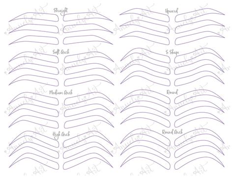 Eyebrows Png Eps Beauty Eyebrow Clipart Microblading Pattern