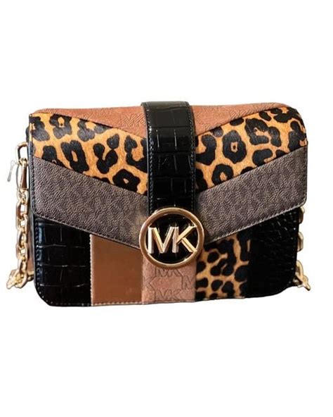 Michael Kors Carmen Medium Leather Convertible Shoulder Bag Crossbody ...