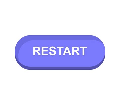 Premium Vector Restart Button