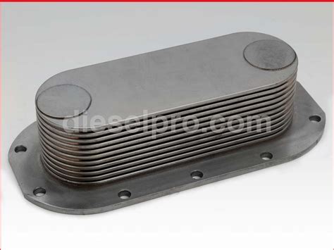 Núcleo del enfriador de aceite para motores Caterpillar 3208 Natural y