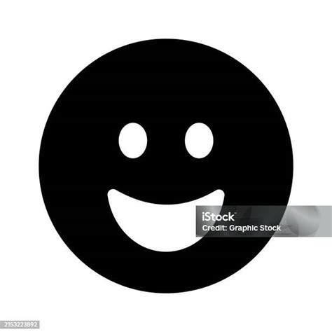 Creative Vector Of Happy Face Emoji In Modern Style Stock Illustration