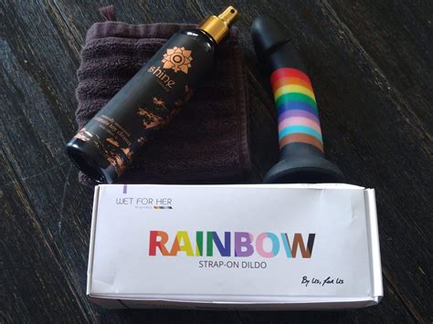 Wet For Her Rainbow Strap On Dildo Review Tried And Tested