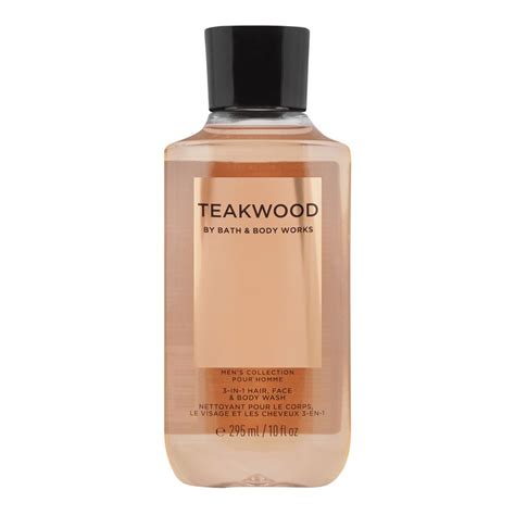 Buy Bath And Body Works Teakwood Mens 3 In 1 Hair Face And Body Wash