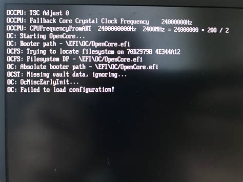 Opencore Unable To Accept Forward Slashes As Directory Separators · Issue 1637 · Acidanthera