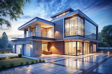 Modern Architectural Design Blueprint A Detailed Look At Contemporary Home Planning Sketching
