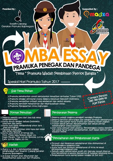 Contoh Pamflet Lomba Essay