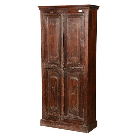 Frontier Rustic Reclaimed Wood Wardrobe Armoire Cabinet