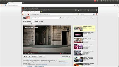 FreeRDP X11 Server Demo YouTube