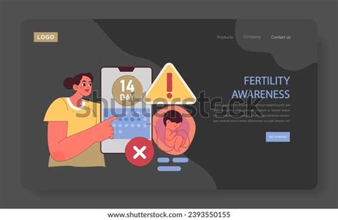 Types Contraception Illustration Showcases Fertility Awareness Stock